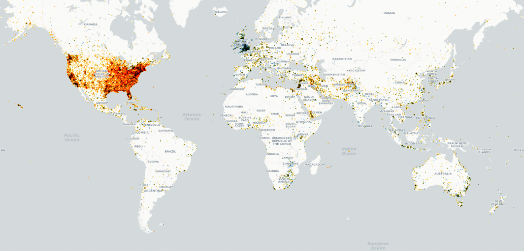 Mapping The Geography Of Television News 2009-2018 – The GDELT Project