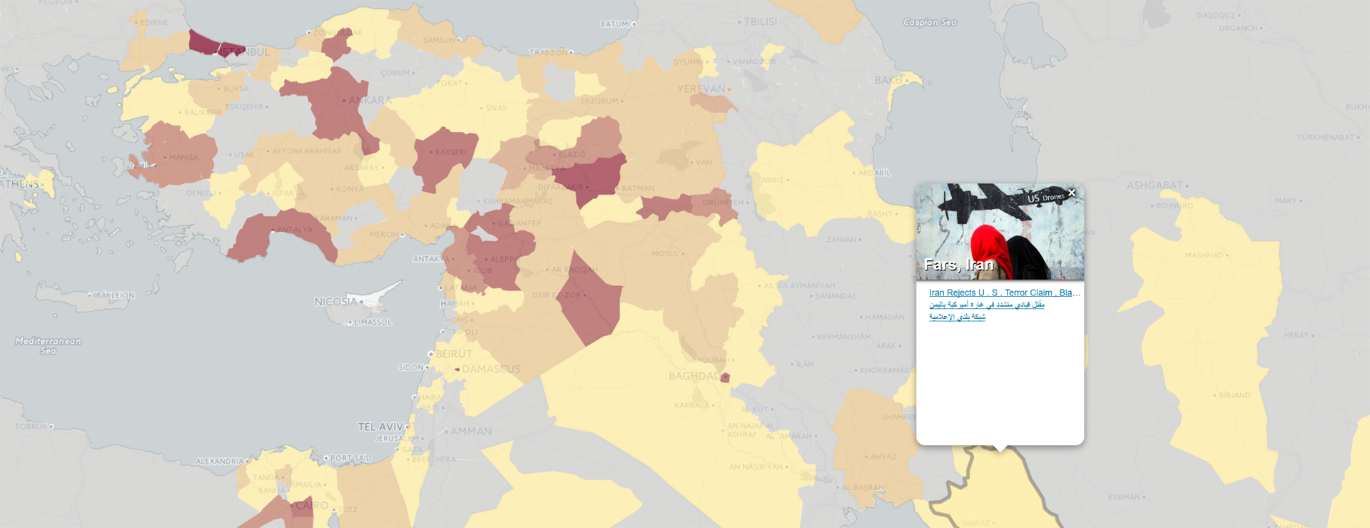 New GDELT 2.0 API Interactive Maps: ADM1 – The GDELT Project