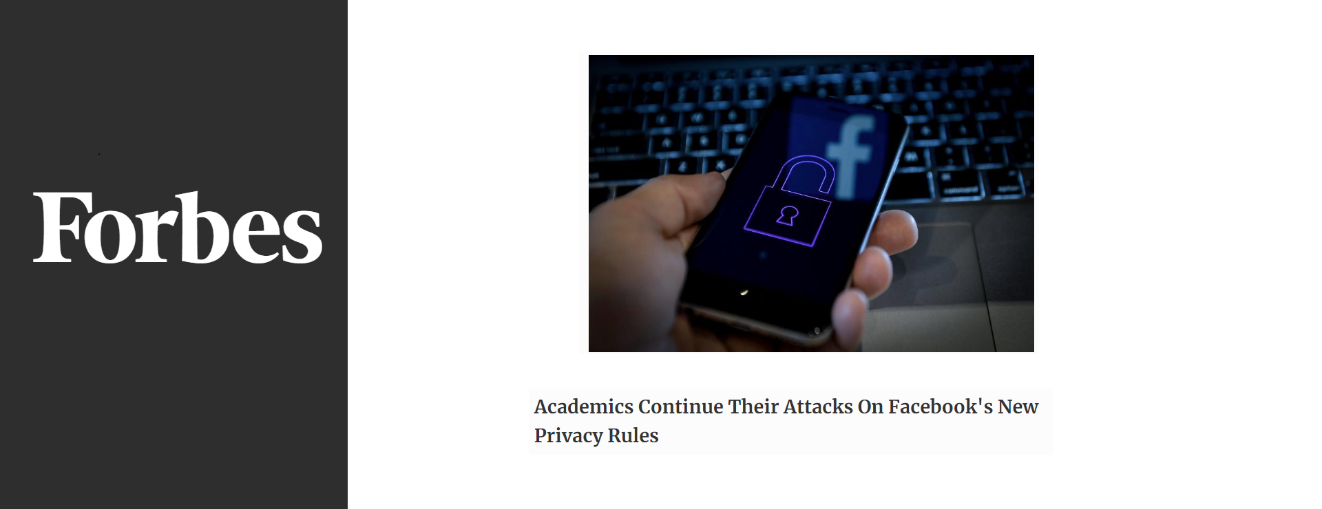 Academics Continue Their Attacks On Facebook’s New Privacy Rules – The ...