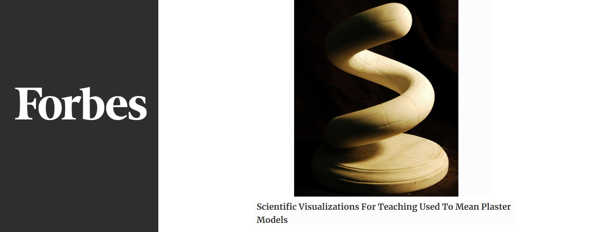 Scientific Visualizations For Teaching Used To Mean Plaster Models ...