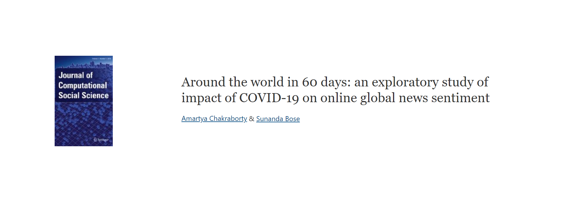 JCSS: Around The world In 60 Days: An Exploratory Study Of impact Of ...