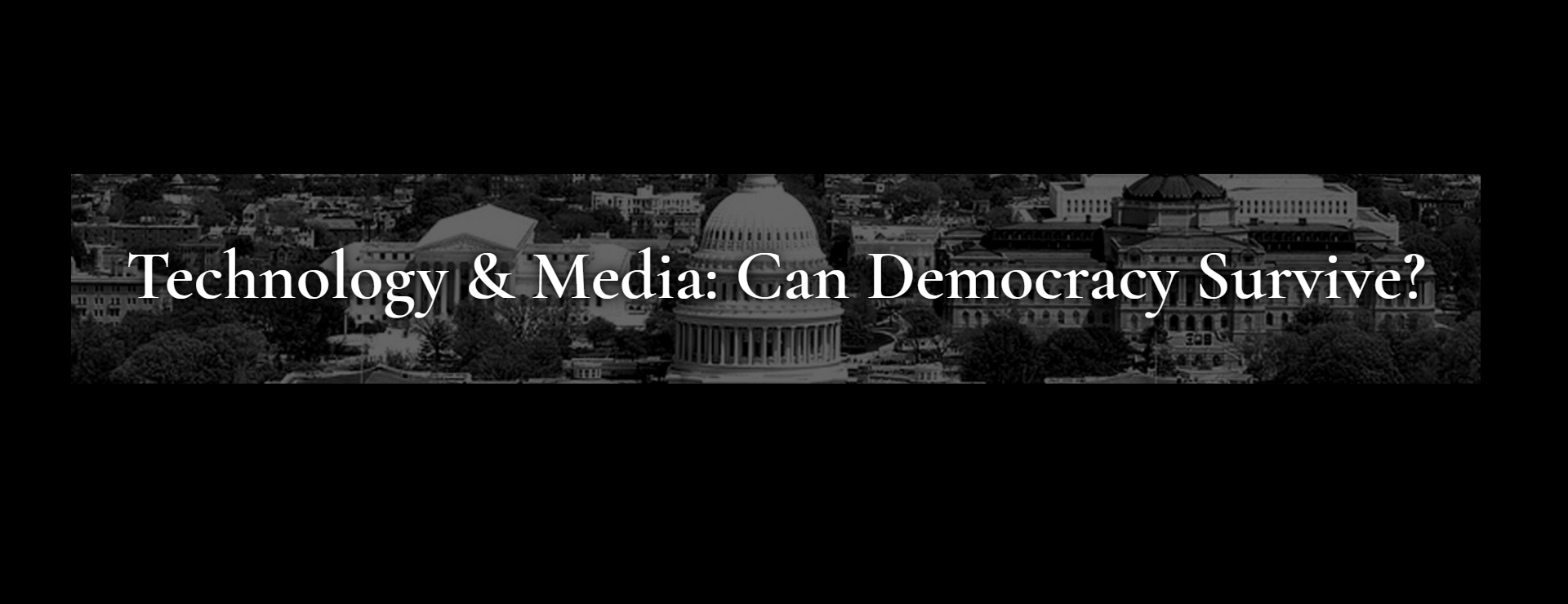 Technology & Media: Can Democracy Survive? – The GDELT Project