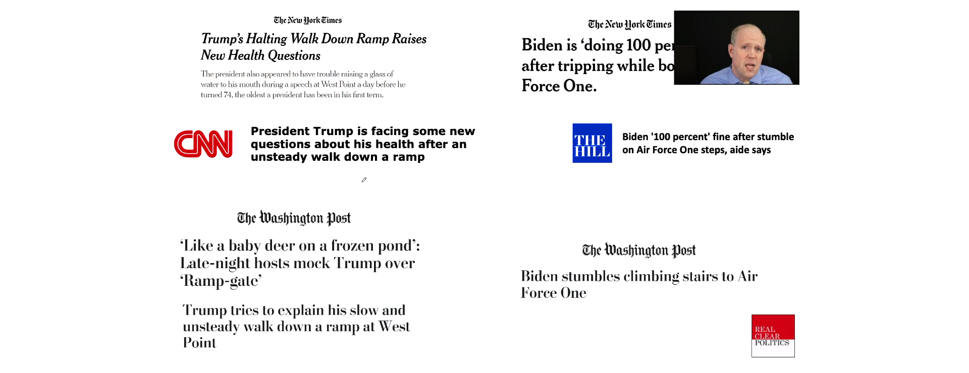 Video: Biden’s Air Force One Stumble Receives Little Attention Compared ...