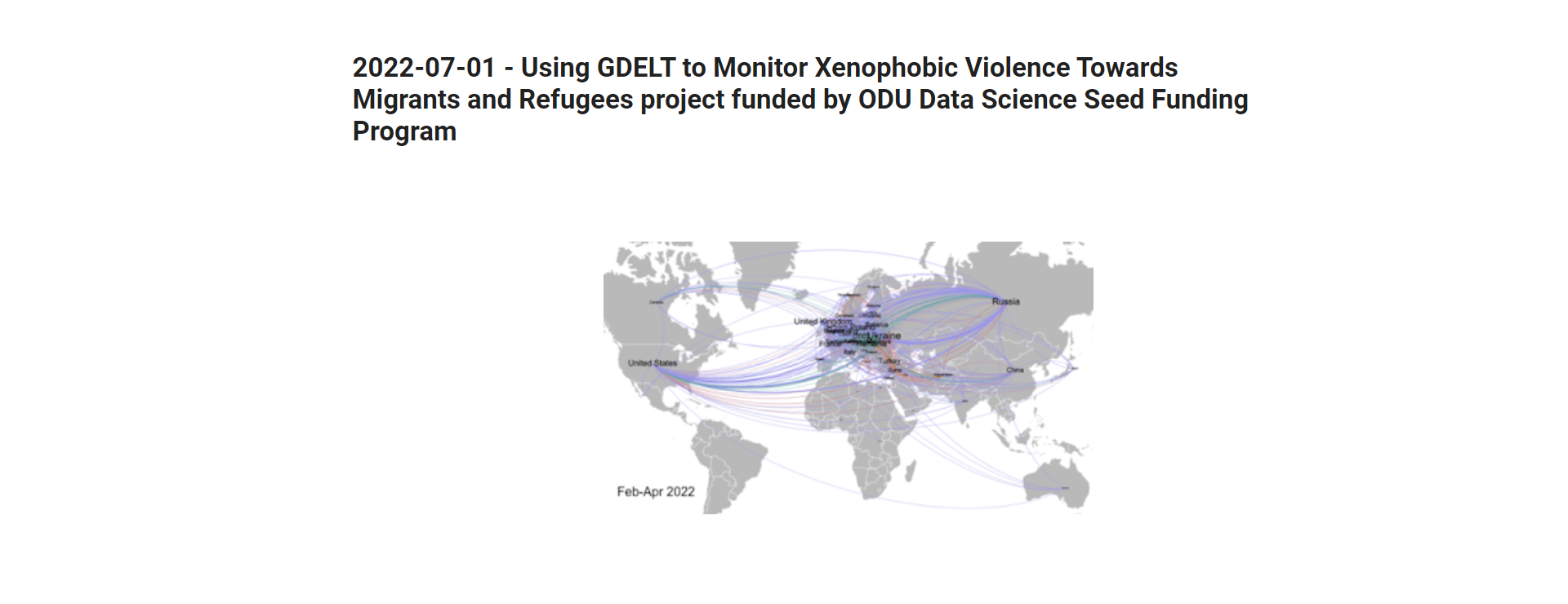 Data Science For Social Good: Mining And Visualizing Worldwide News To ...