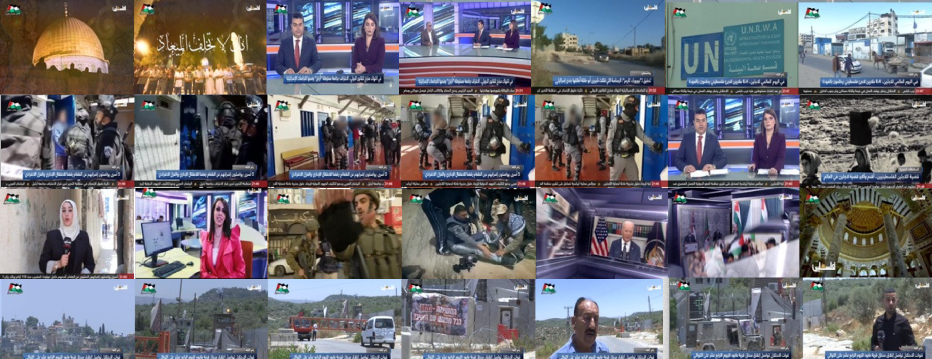 TV Visual Explorer: Palestinian Satellite Channel – The GDELT Project