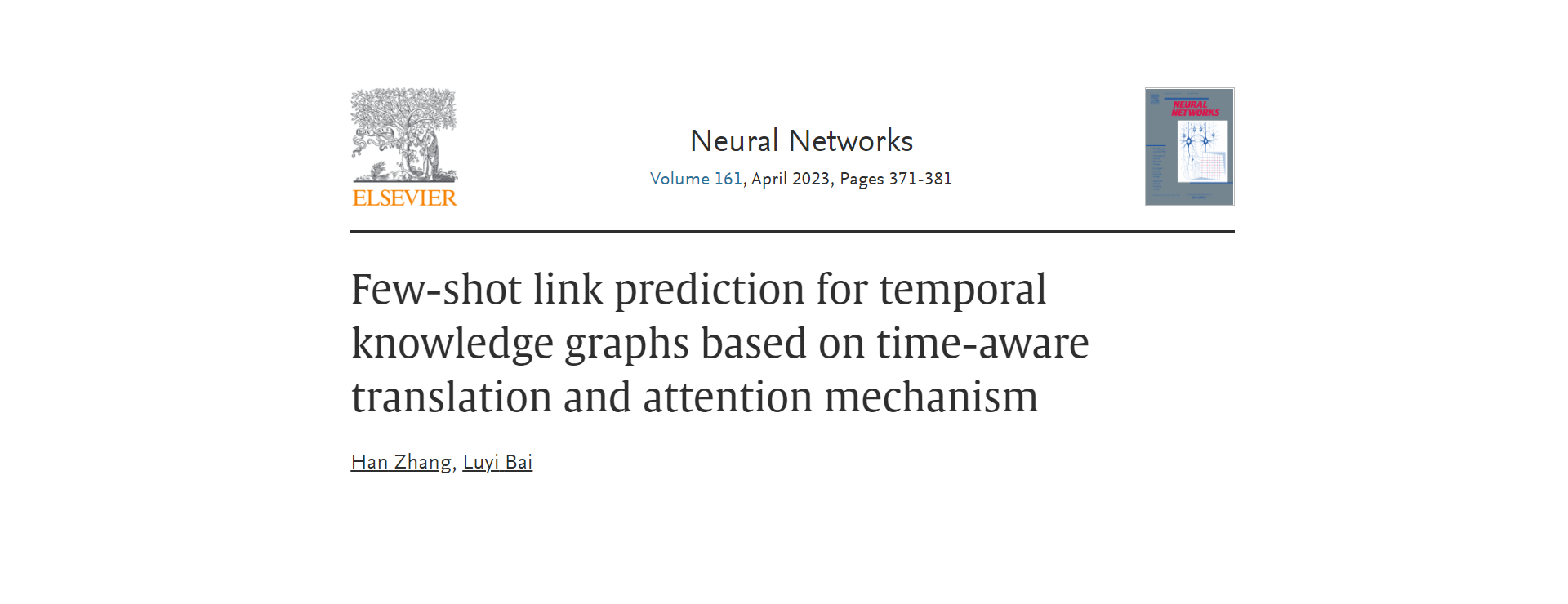 Few Shot Link Prediction For Temporal Knowledge Graphs Based On Time Aware Translation And
