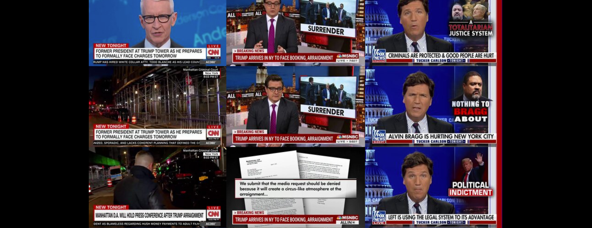 Visual Channel Comparer: A Look At How CNN, MSNBC & Fox News Covered ...