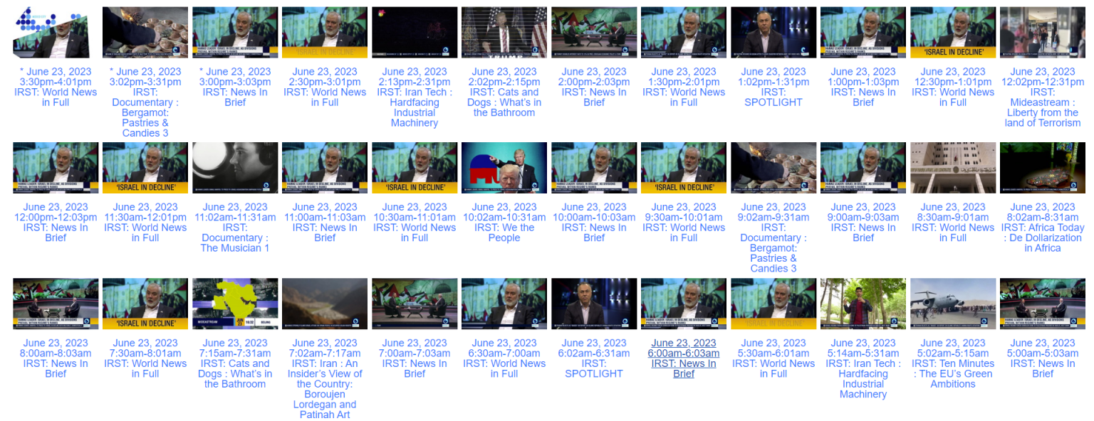 Visual Explorer: New Daily Broadcast Catalog Visual Interface – The ...
