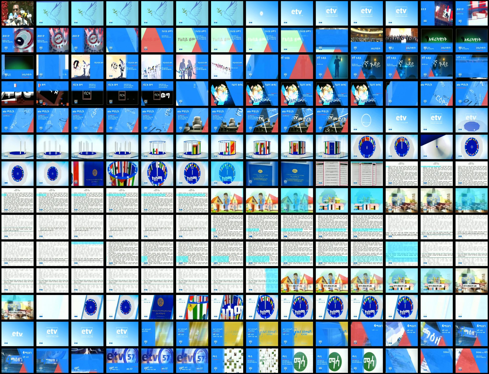 At-Scale OCR Of Television News Experiments: Results From A Sample Circa-2018 Amharic Broadcast ...