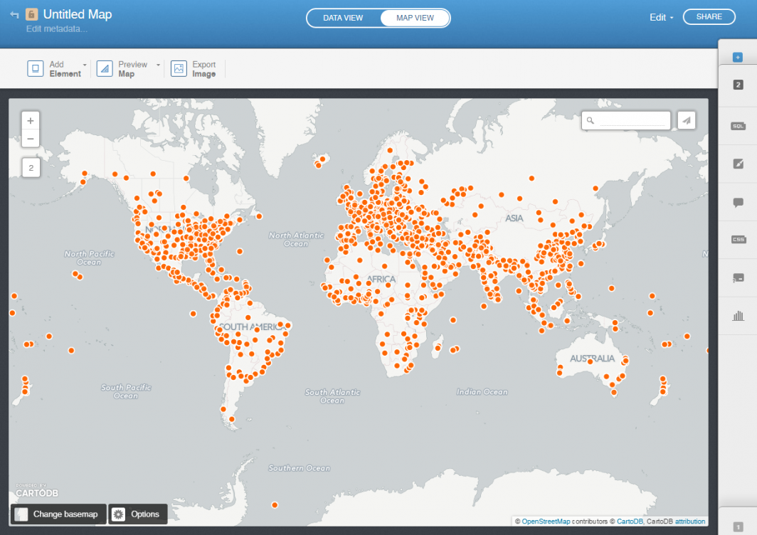 Tutorial: Instant News Maps Using CartoDB + GKG API – The GDELT Project